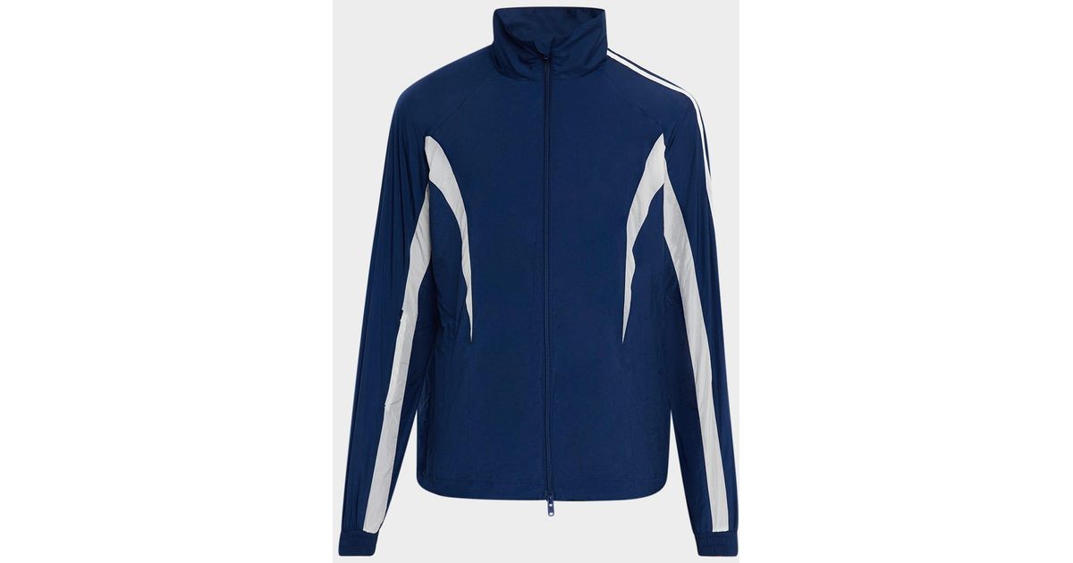 Y-3 Bicolor Track Jacket in Blue for Men | Lyst