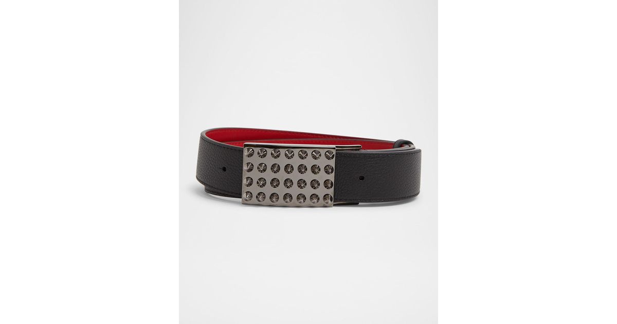 Christian Louboutin Funky Empire Spikes Belt for Men | Lyst