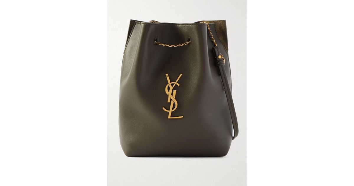 Saint Laurent Sintra Sport Leather Shoulder Bag in Black | Lyst