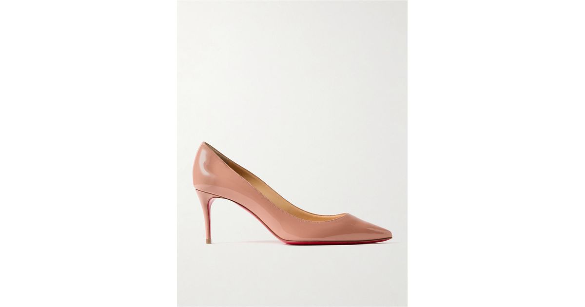 Christian Louboutin So Kate 70Mm Patent-Leather Pumps in Pink | Lyst