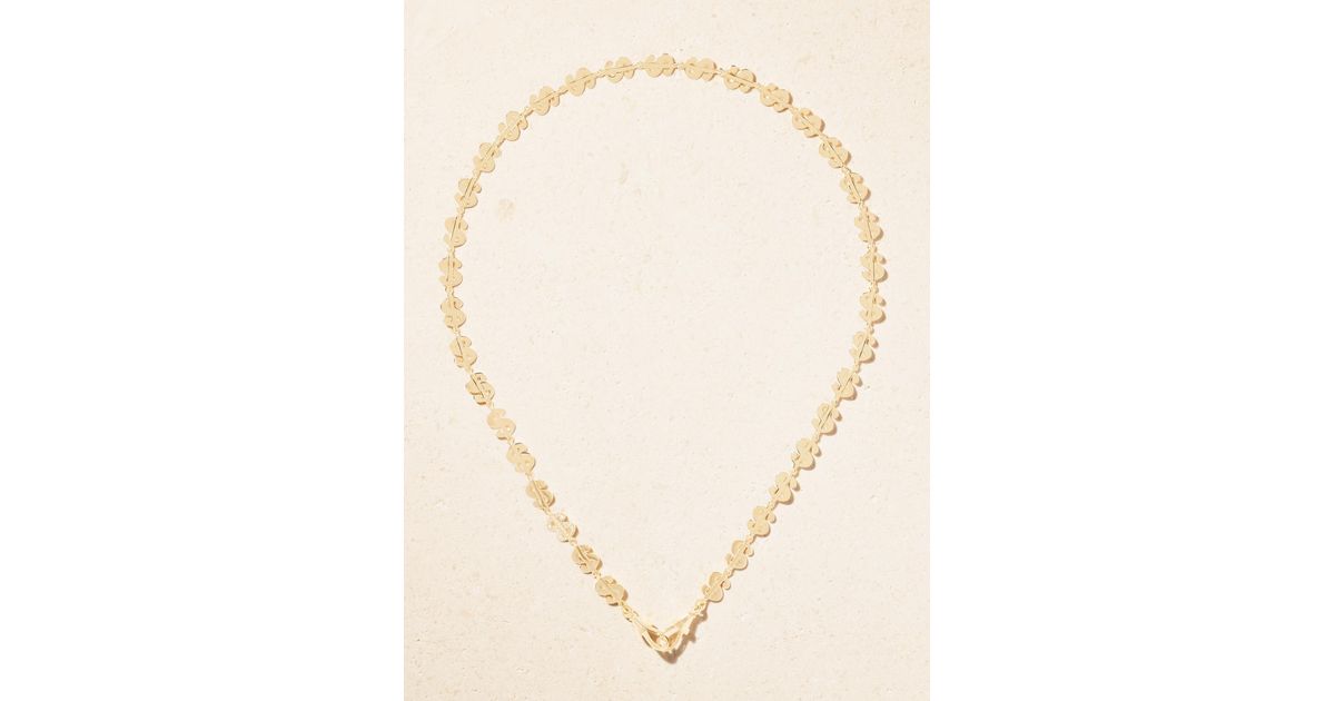 Marie Lichtenberg Buck Small 18-Karat Diamond Necklace in Natural | Lyst
