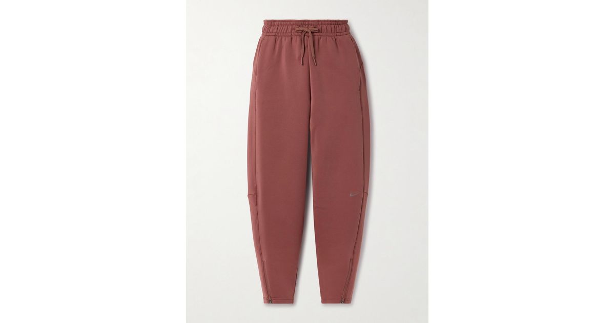 Nike Prima Dri-Fit Track Pants in Red | Lyst