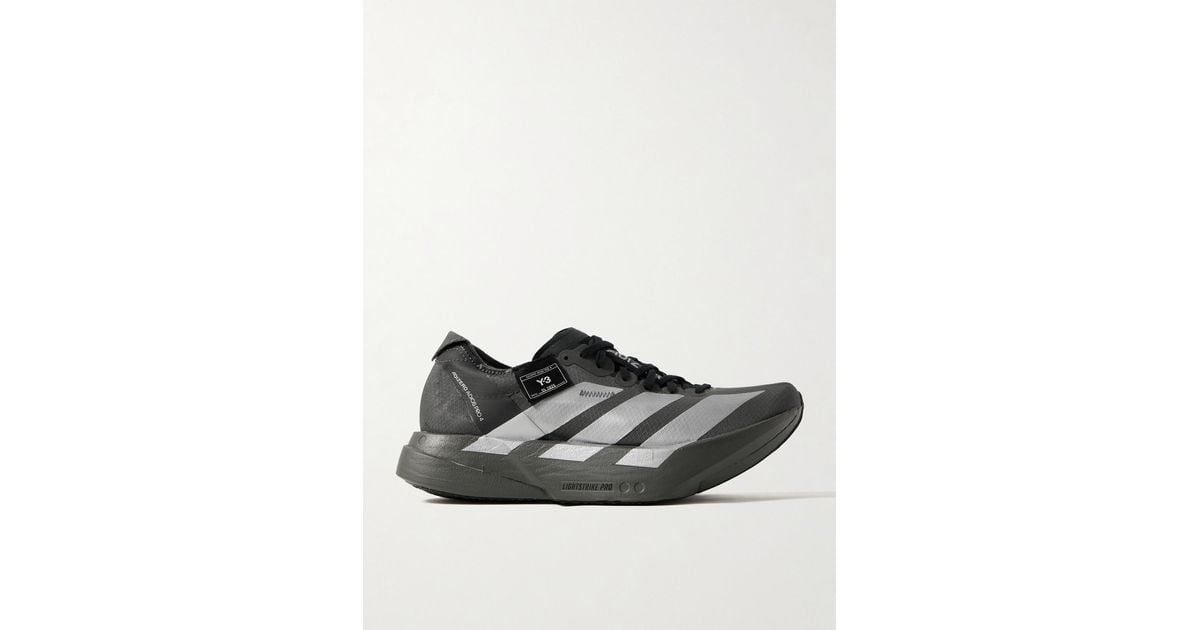 adidas Originals Y-3 Adizero Adios Pro 4 Rubber-Trimmed Ripstop ...