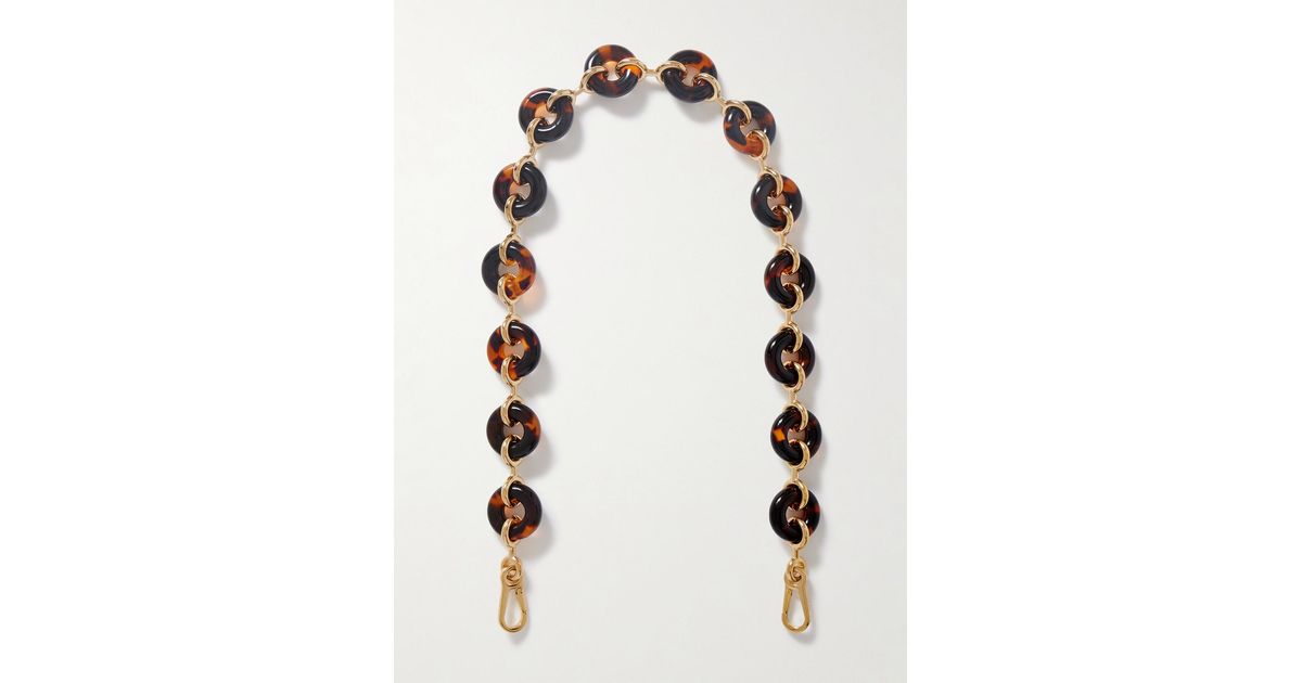 Loewe Chunky Donut-Tone And Tortoiseshell Acetate Chain Strap in ...