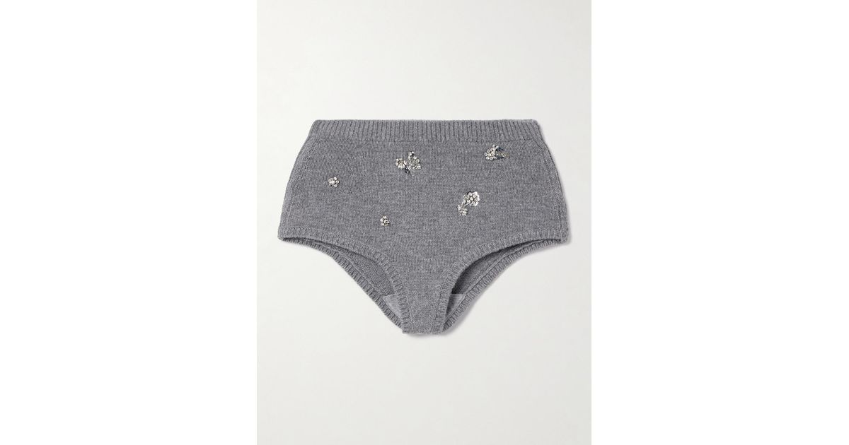 Jonathan Simkhai Georgie Crystal-Embellished Wool And Cashmere-Blend ...