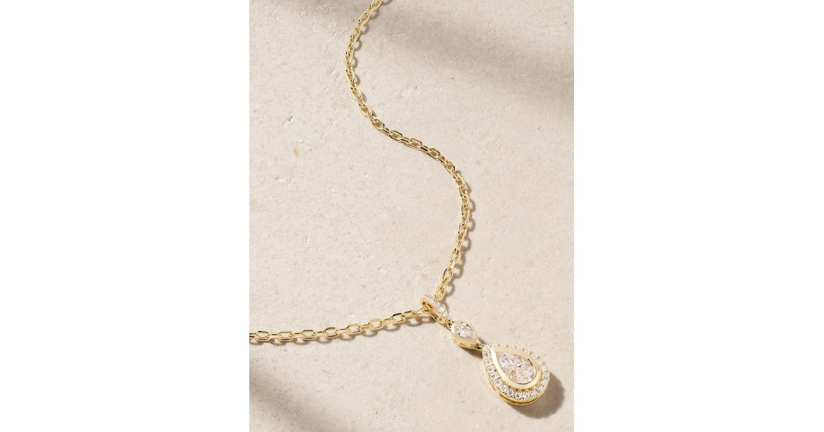 SHAY 18-Karat Diamond Necklace in Natural | Lyst