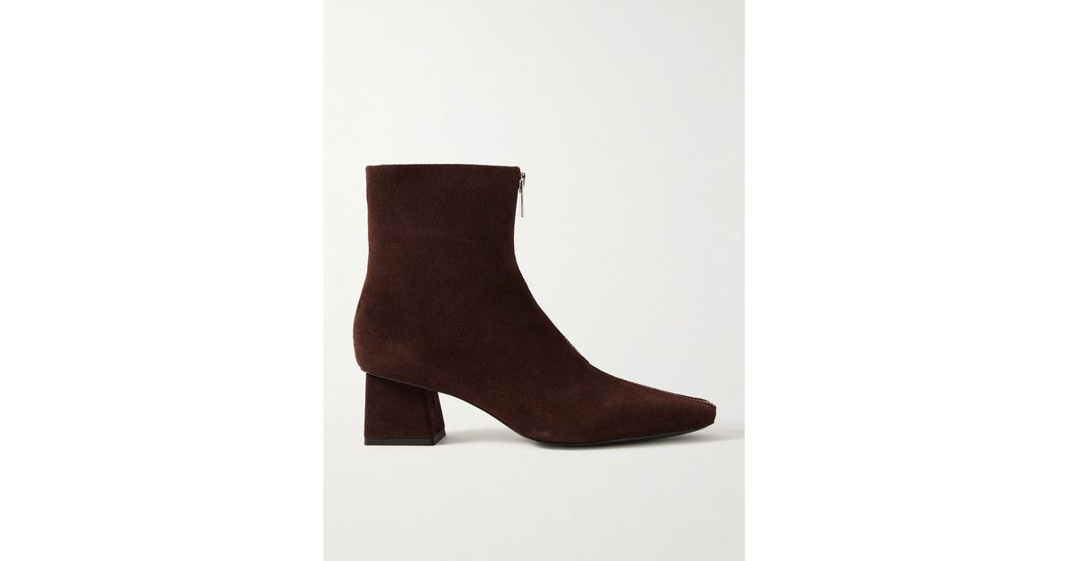 Jonathan Simkhai Ryder Suede Ankle Boots in Brown | Lyst UK