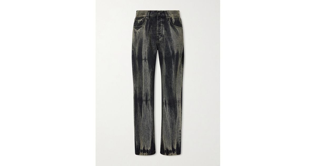 Kallmeyer Gabby Distressed High-Rise Jeans in Gray | Lyst