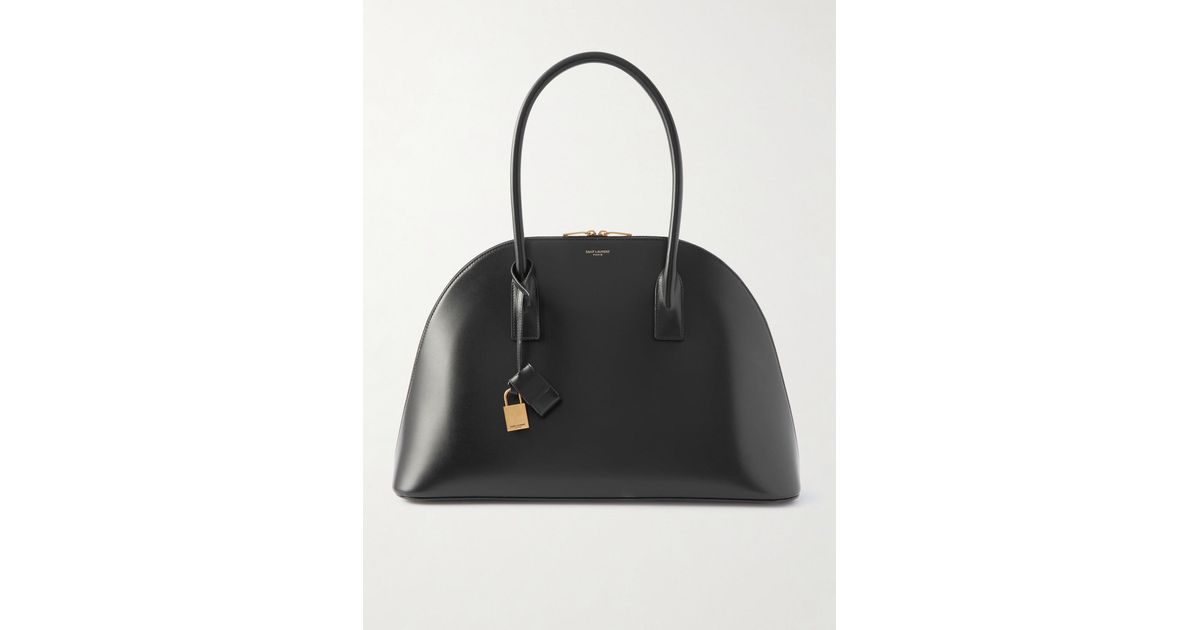 Saint Laurent Duffle Sac De Jour Leather Tote in Black | Lyst UK
