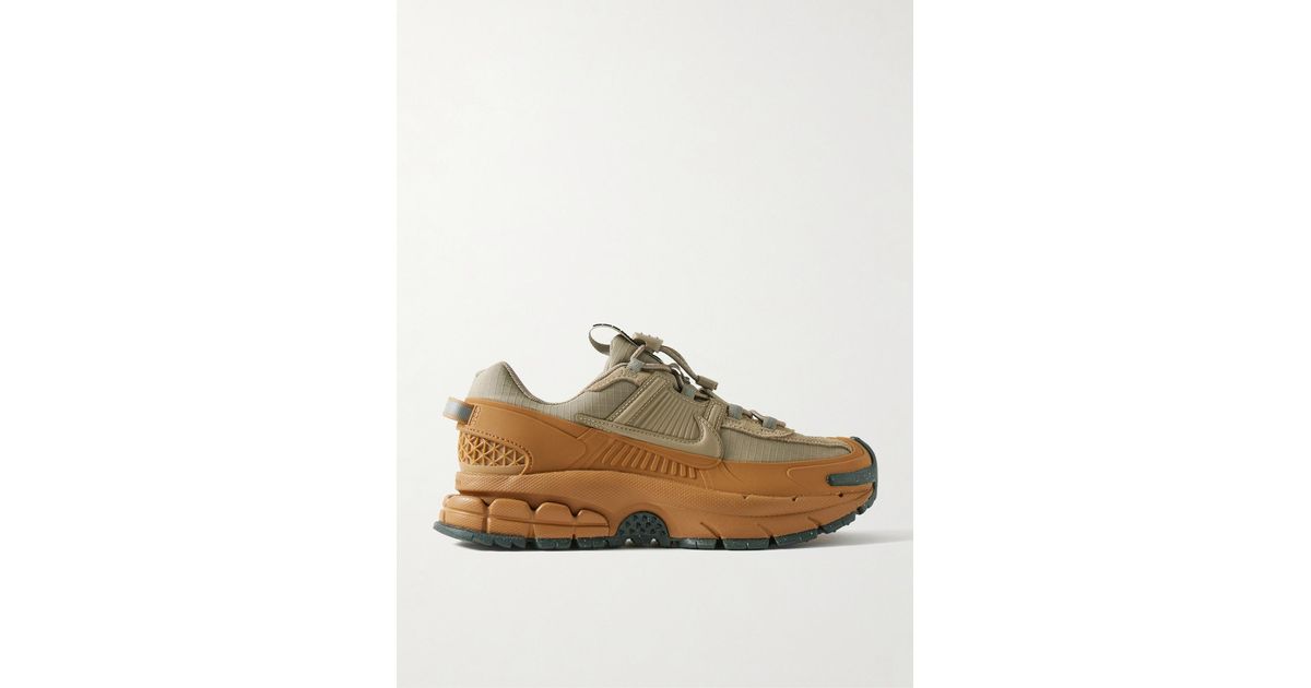 Nike Zoom Vomero Roam Leather And Suede-Trimmed Rubber And Ripstop ...