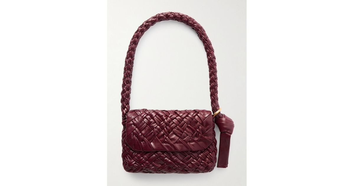 Bottega Veneta Kalimero Città Small Gathered Intrecciato Leather ...