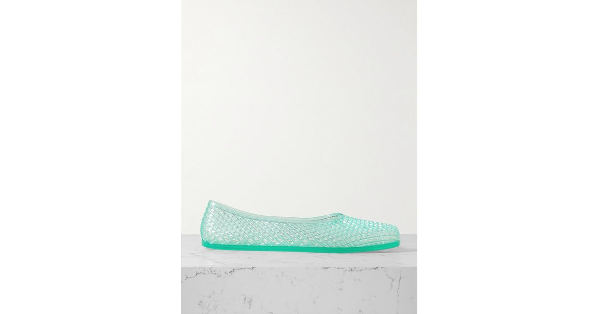 Ancient Greek Sandals Iro Pvc Ballet Flats in Green | Lyst