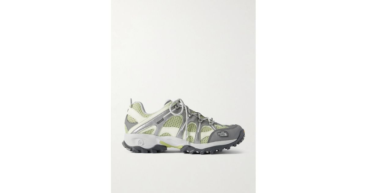 The North Face Hedgehog 06 Metallic Gore-Tex And Mesh Sneakers in White ...