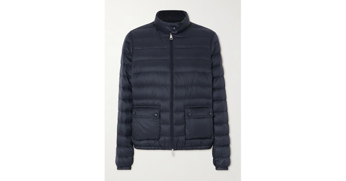 Moncler Lans Quilted Shell Down Jacket in Blue | Lyst UK