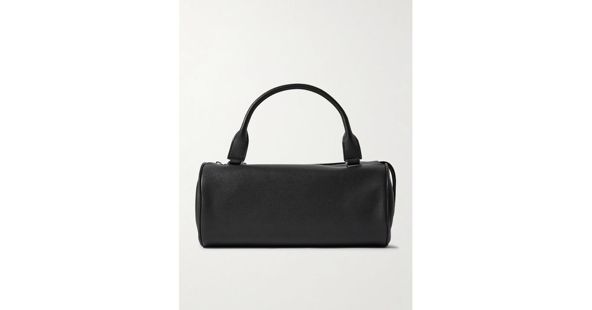 The Row Edith Leather Tote in Black | Lyst
