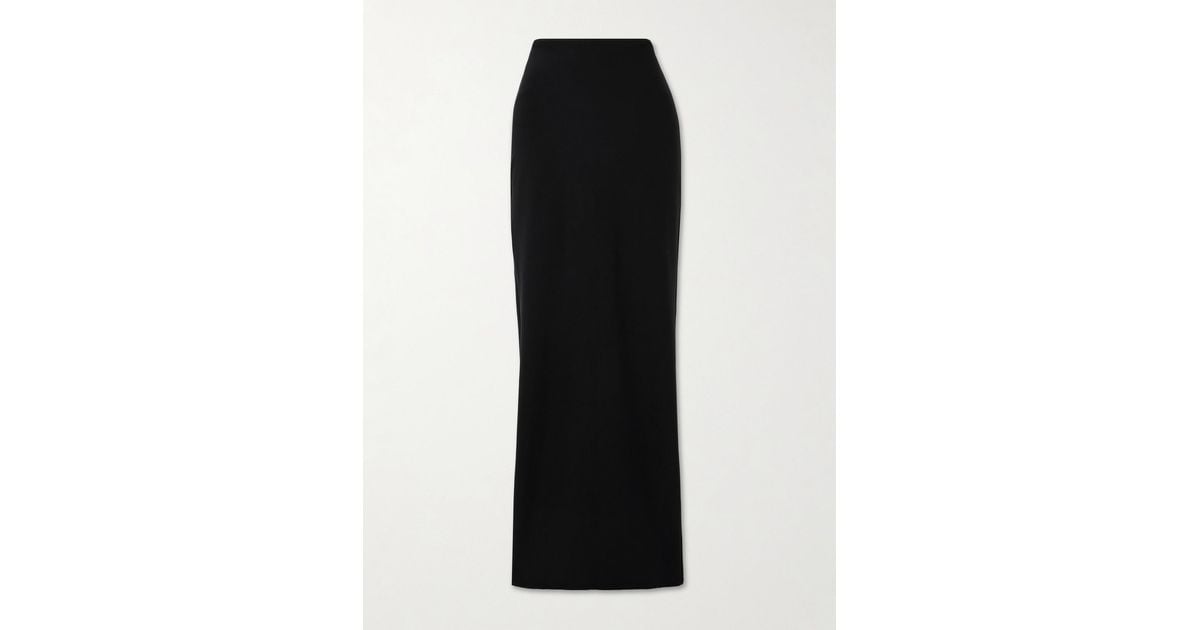 Commando Stretch Micro Modal-Jersey Maxi Skirt in Black | Lyst