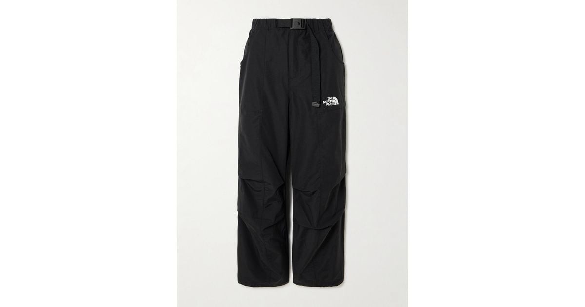 The North Face Nse Belted Shell Straight-Leg Pants in Black | Lyst UK