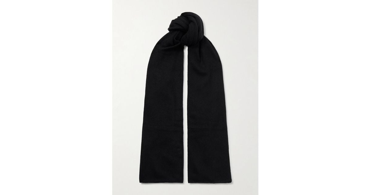 Lisa Yang Paris Cashmere Scarf in Black | Lyst UK