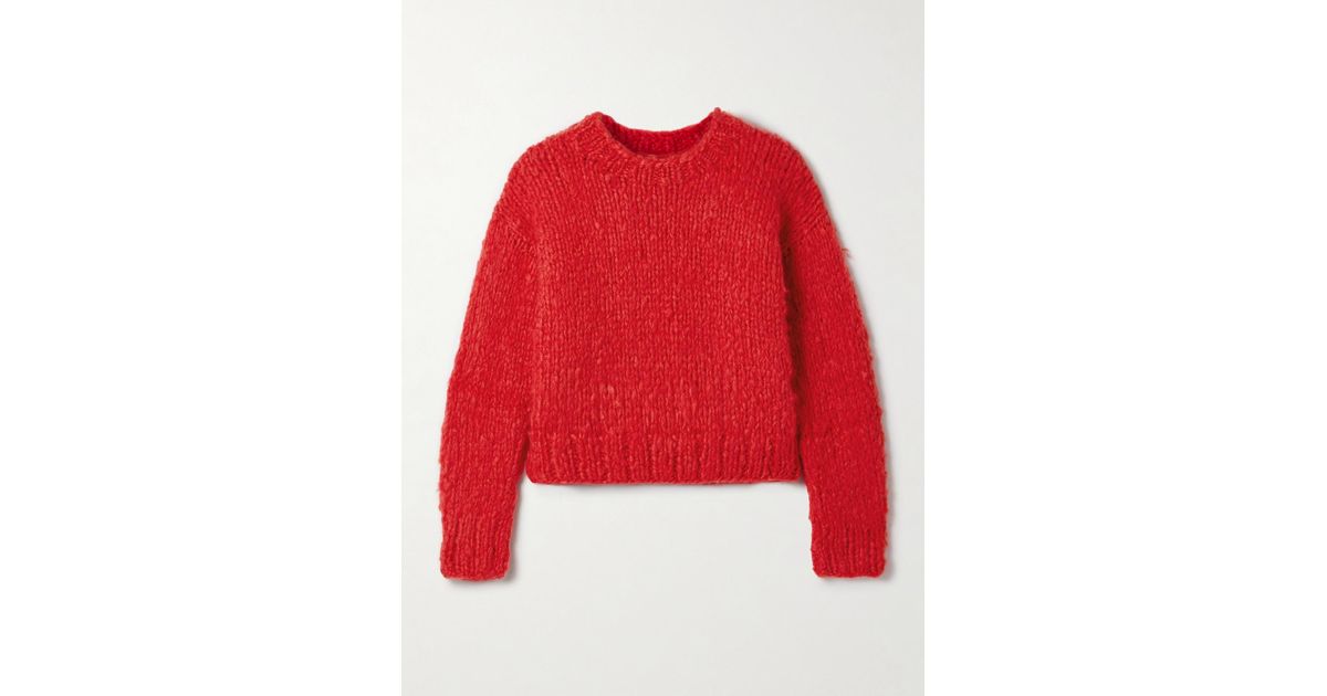 Suzie Kondi Jooshi Cashmere Sweater in Red | Lyst UK
