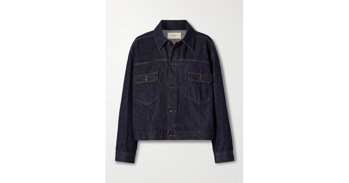 The Row Ness Denim Jacket in Blue | Lyst UK