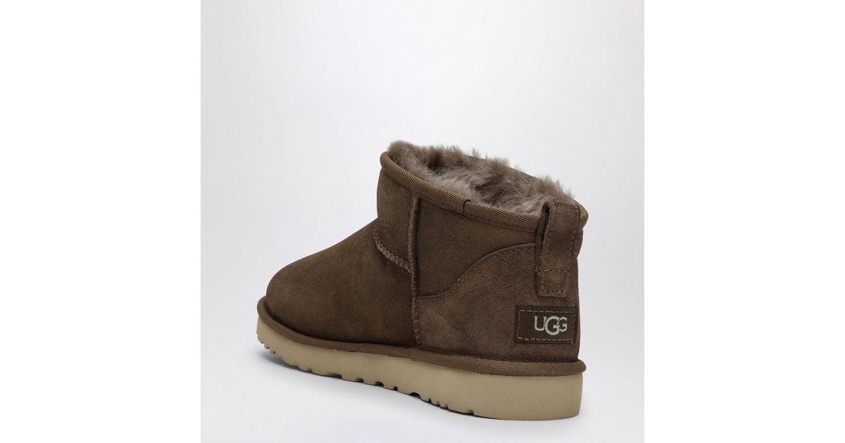 UGG Classic Ultra Mini Hickory Boot in Brown for Men | Lyst