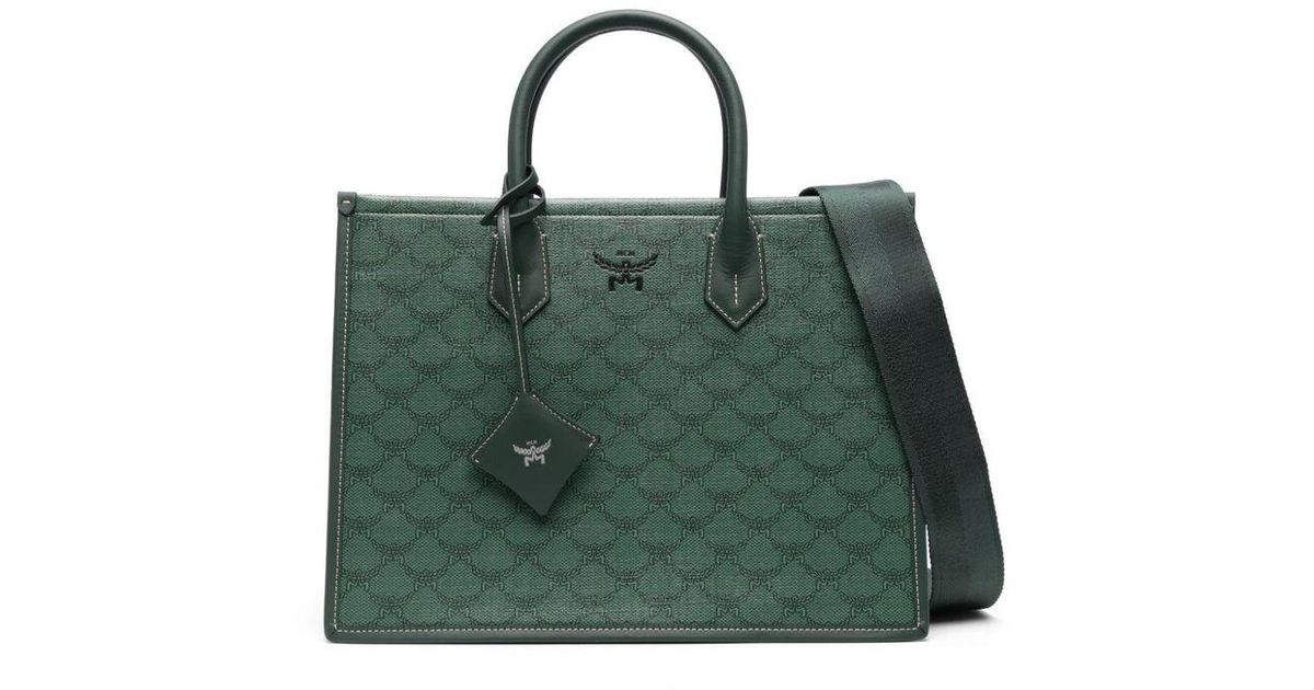 MCM Bag in Green | Lyst