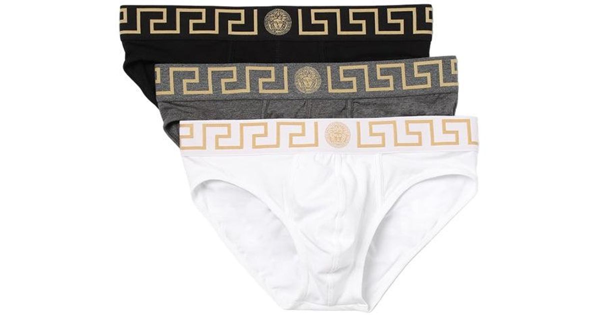 Versace Underpants Tri-Pack in Black for Men | Lyst
