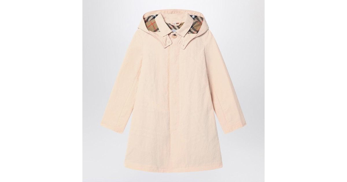 Burberry Light Car Coat in Natural | Lyst