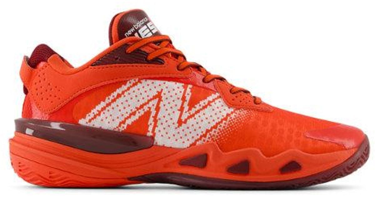 New Balance Hesi Low V2 Basketball Shoes in Red | Lyst
