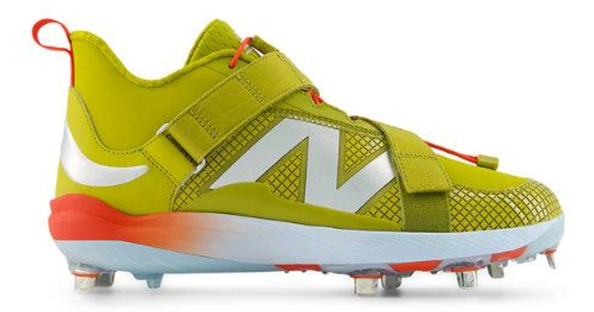 New Balance Fuelcell Lindor 2 Baseball Shoes in Yellow | Lyst