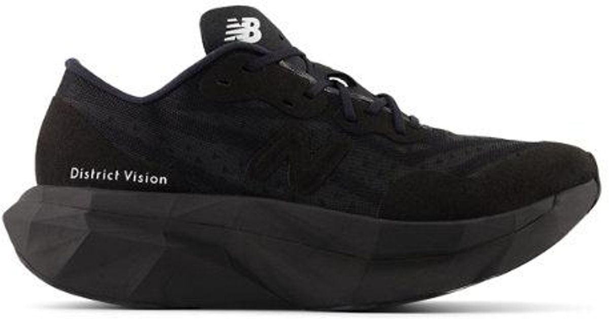 New Balance District Vision X Fuelcell Supercomp Elite V4 in Black ...