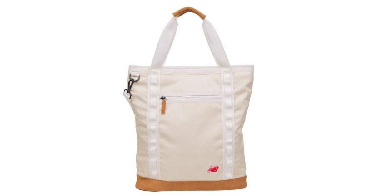 New Balance Legacy Icon Tote Bag in White for Men | Lyst