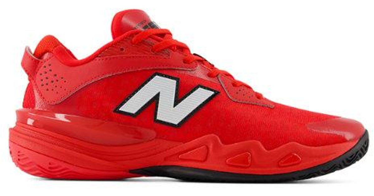 New Balance Hesi Low V2 Basketball Shoes in Red | Lyst