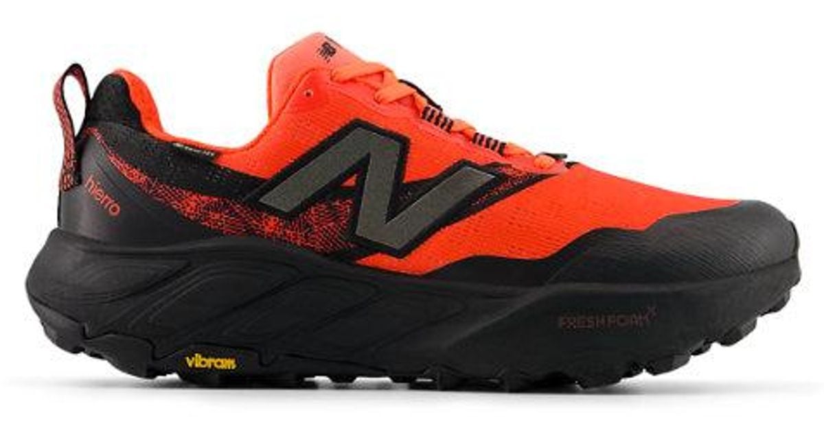 New Balance Fresh Foam X Hierro V9 Gore-Tex in Red for Men | Lyst UK