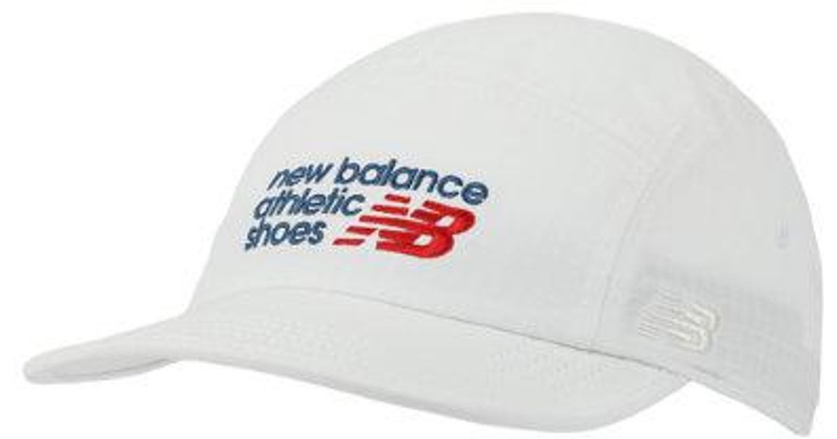 New Balance 5 Panel Athletics Graphic in White | Lyst