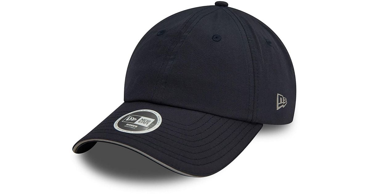 KTZ New Era Womens Navy Pony Tail Open Back Adjustable Cap in Blue for ...