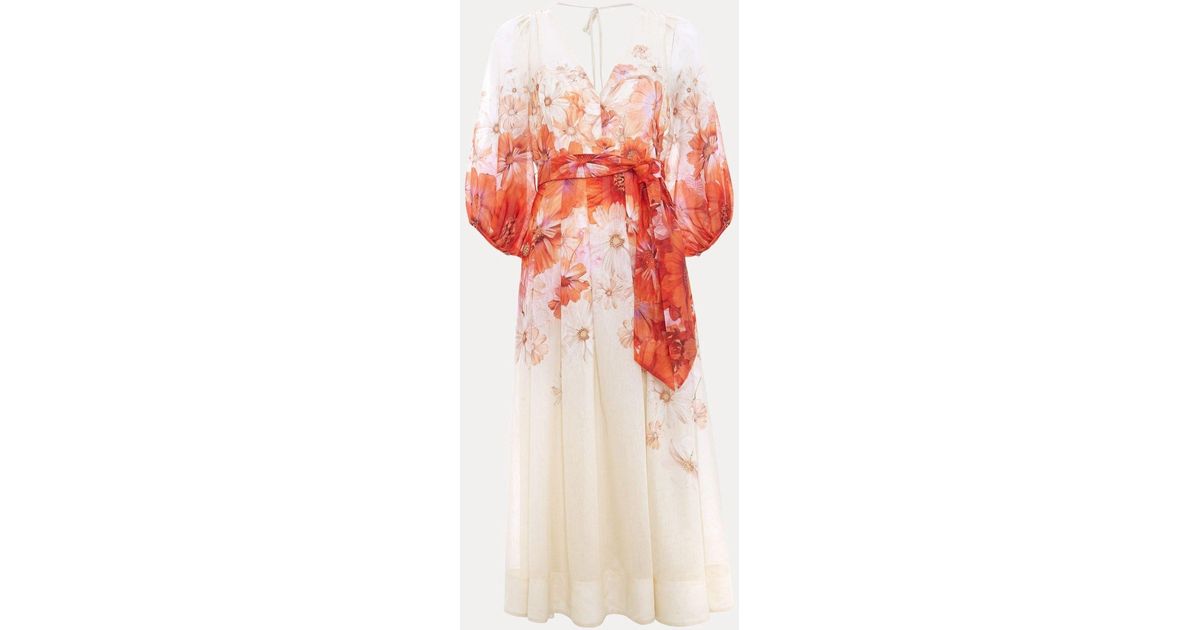 Phase Eight Jaslyn Floral Print Dress in White | Lyst