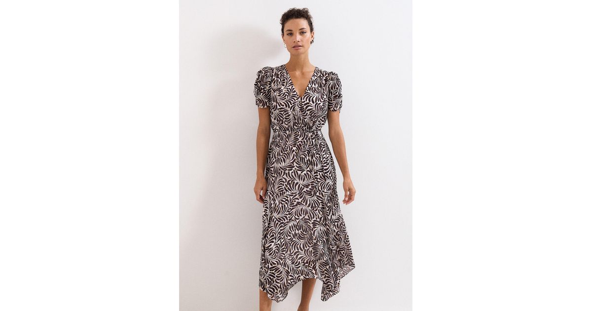 Phase Eight Verity Shimmer Dress in White | Lyst