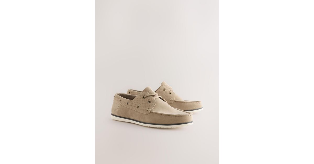 Next Boat Shoes in Natural for Men | Lyst