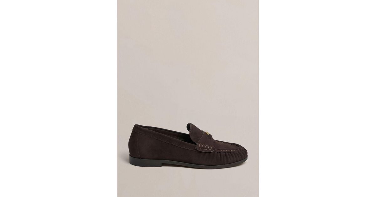 Hobbs Alana Suede Loafers | Lyst
