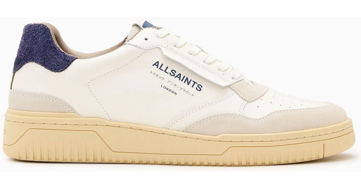 AllSaints Allsaints Regan Low Shoes in White for Men | Lyst