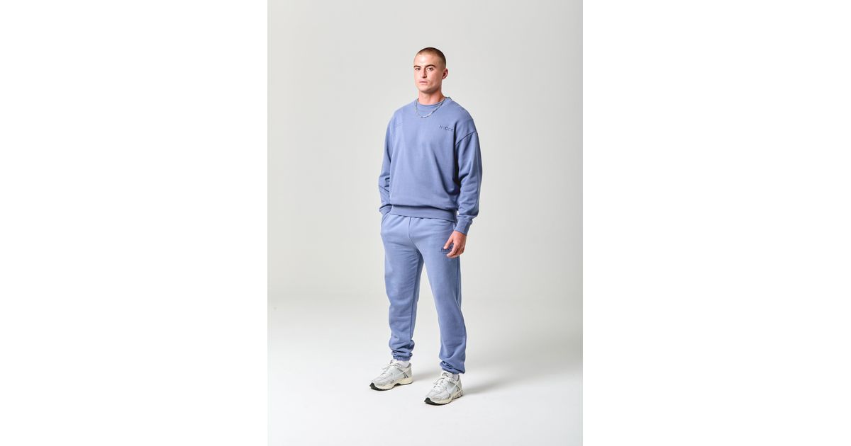 Nicce London Script Essential Crew in Blue for Men | Lyst UK