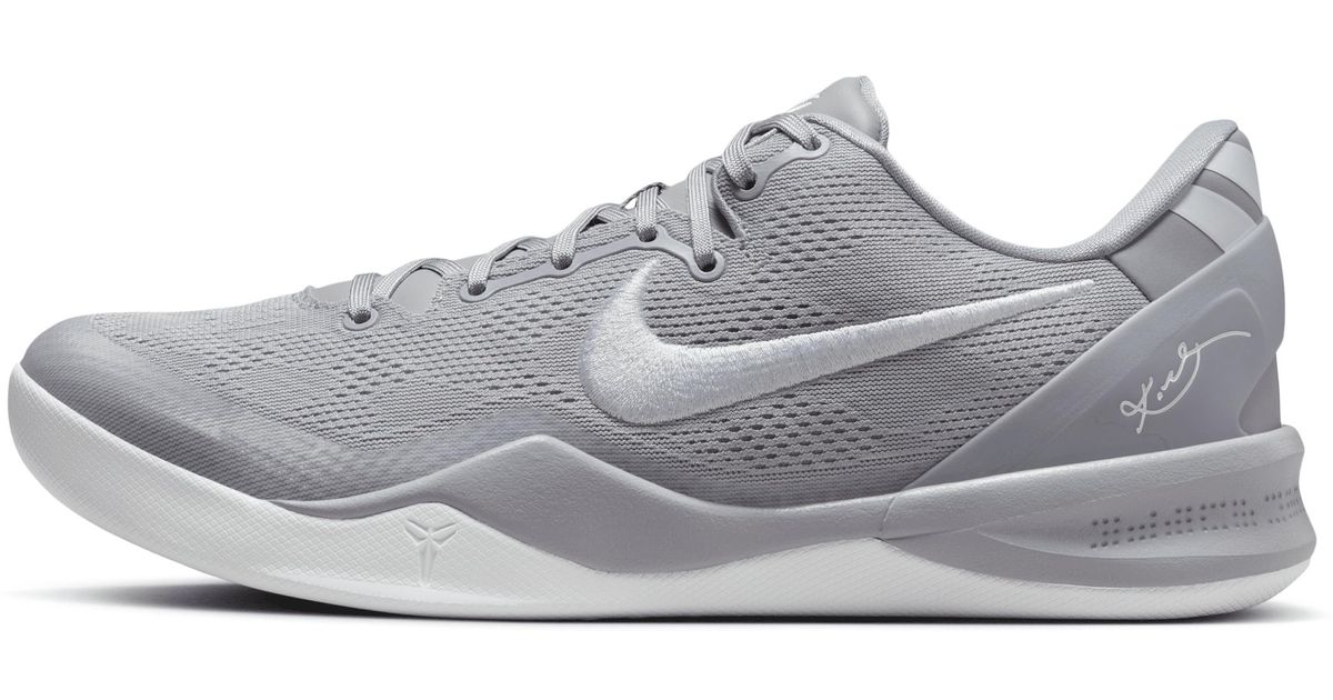 Nike Kobe 8 Protro Basketball Shoes in Gray for Men | Lyst