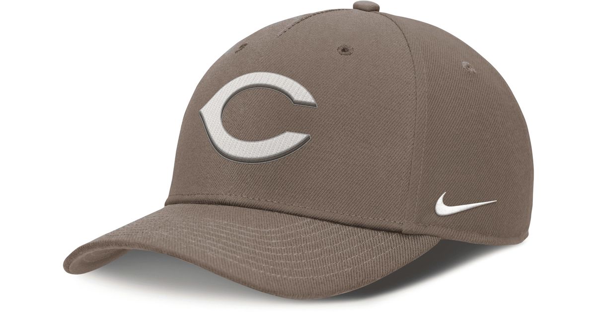 Nike Cincinnati Reds Rise Dri-Fit Mlb Adjustable Hat in Brown for Men ...