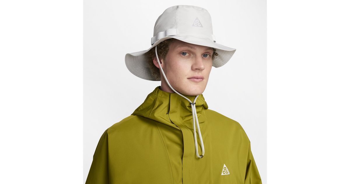 Nike Acg Apex Storm-fit Adv Bucket Hat in Green | Lyst