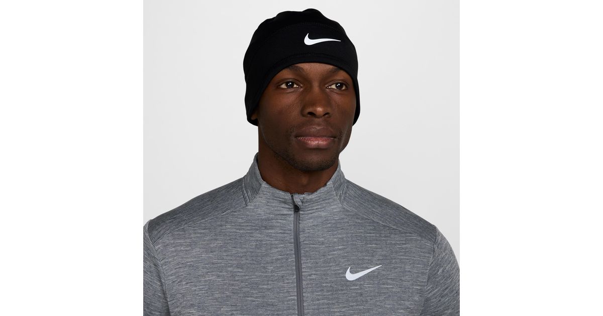 Nike Terra Dri-Fit Uncuffed Beanie in Black | Lyst