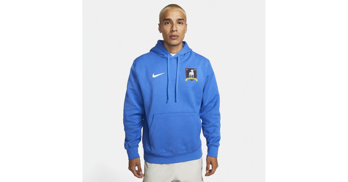 Nike Afc Richmond Club Fleece Hoodie in Blue for Men | Lyst