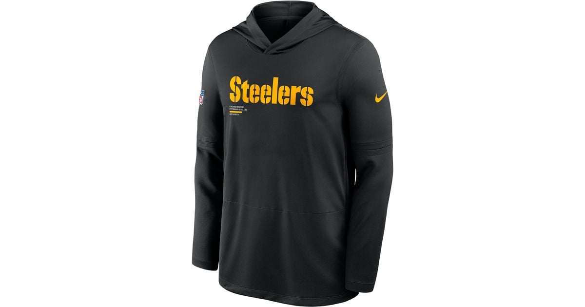 Nike Pittsburgh Steelers Pure Fury Sideline Dri-Fit Nfl Long-Sleeve ...