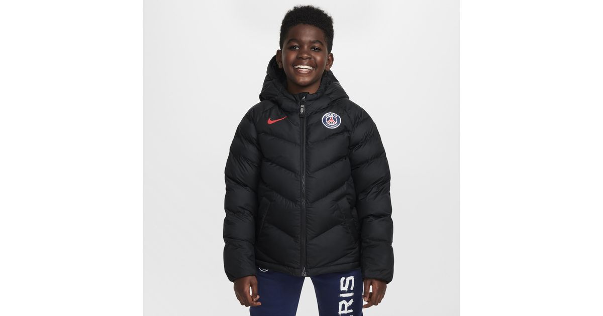 Nike Paris Saint-Germain Older Kids' Football Synthetic-Fill Hooded ...