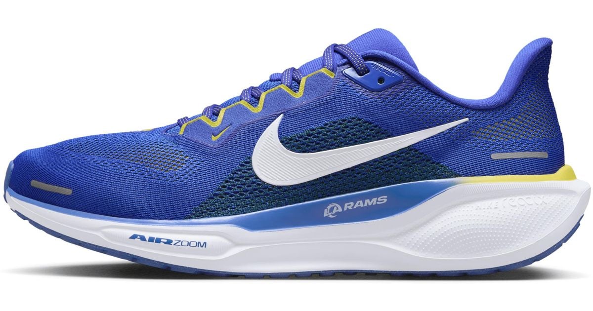 Nike Pegasus 41 Nfl Los Angeles Rams Road Running Shoes in Blue for Men ...